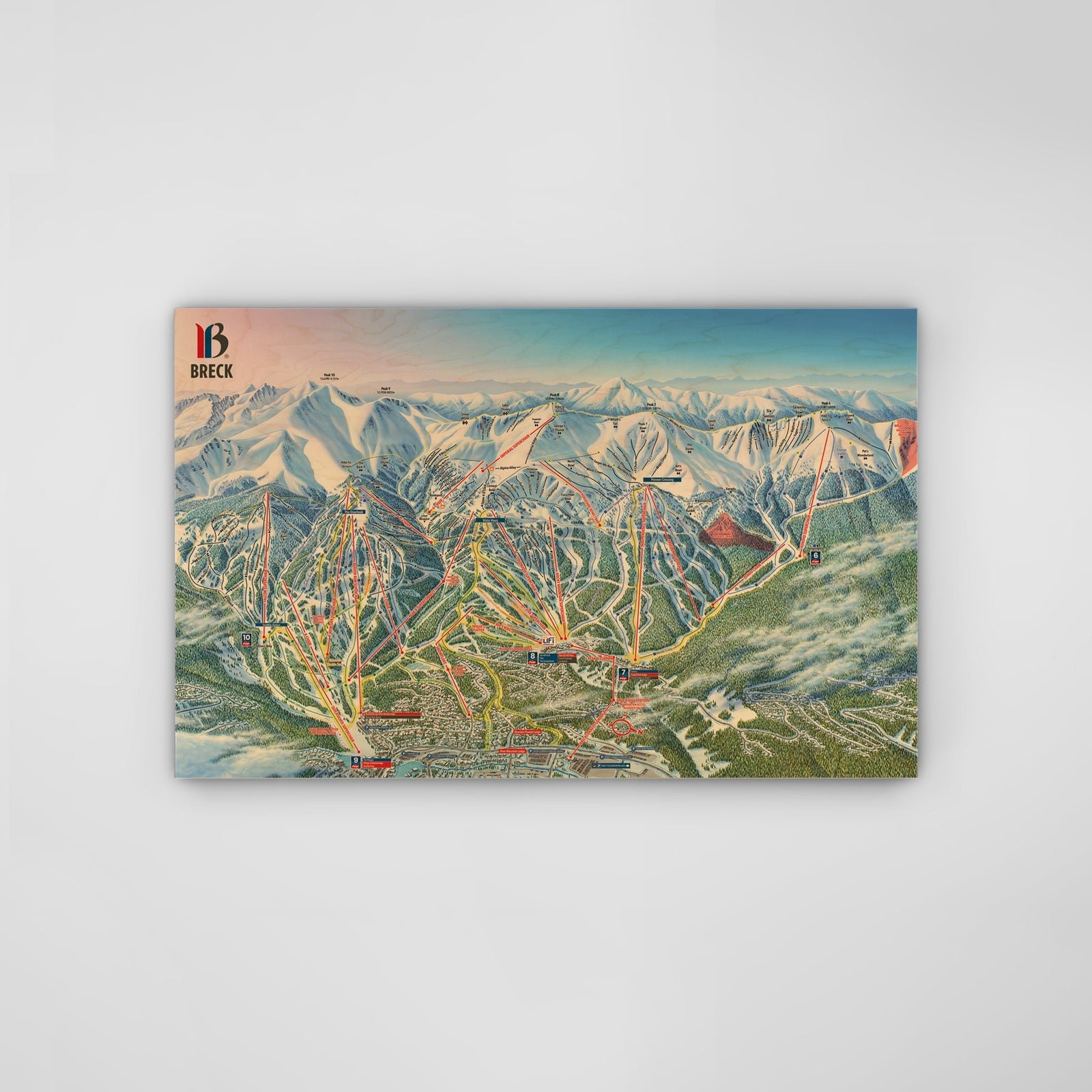 Breckenridge Resort Map