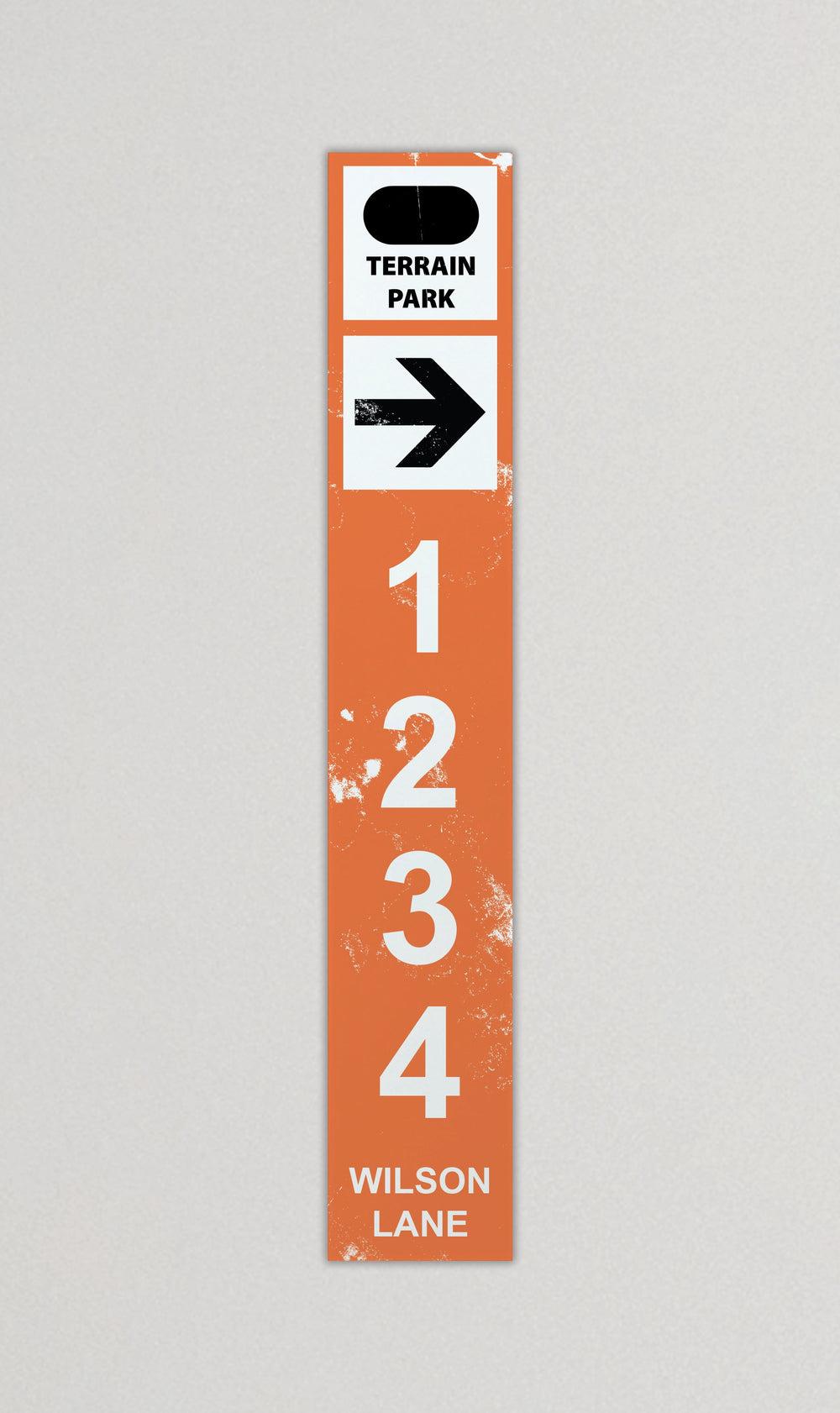 Double Black Diamond Vertical Sign