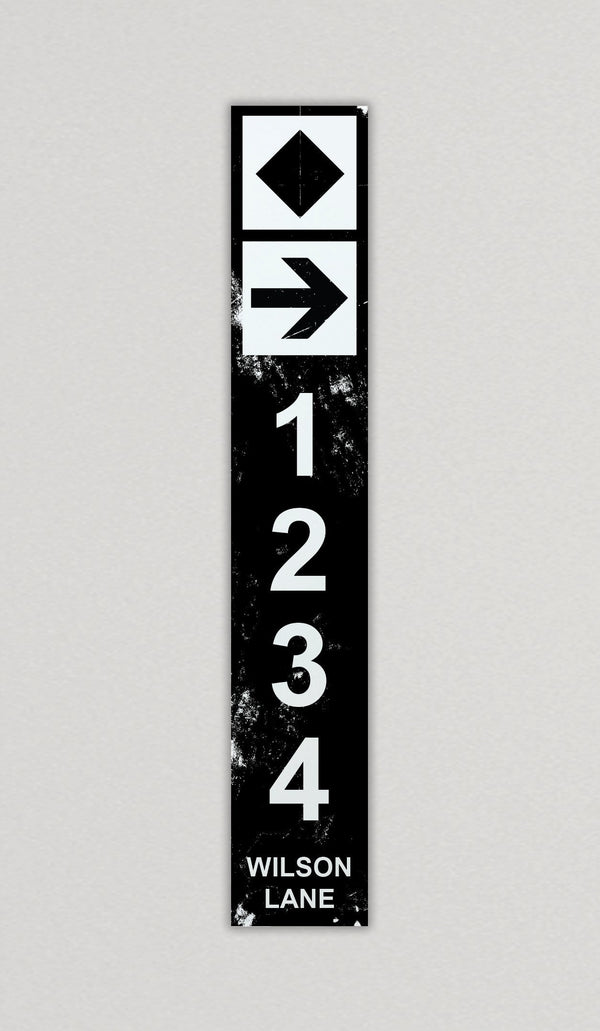 Double Black Diamond Vertical Sign
