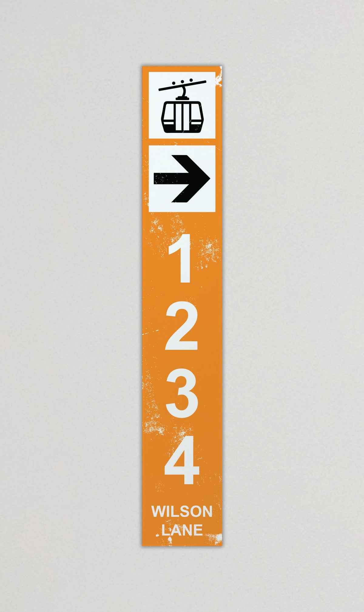 Double Black Diamond Vertical Sign