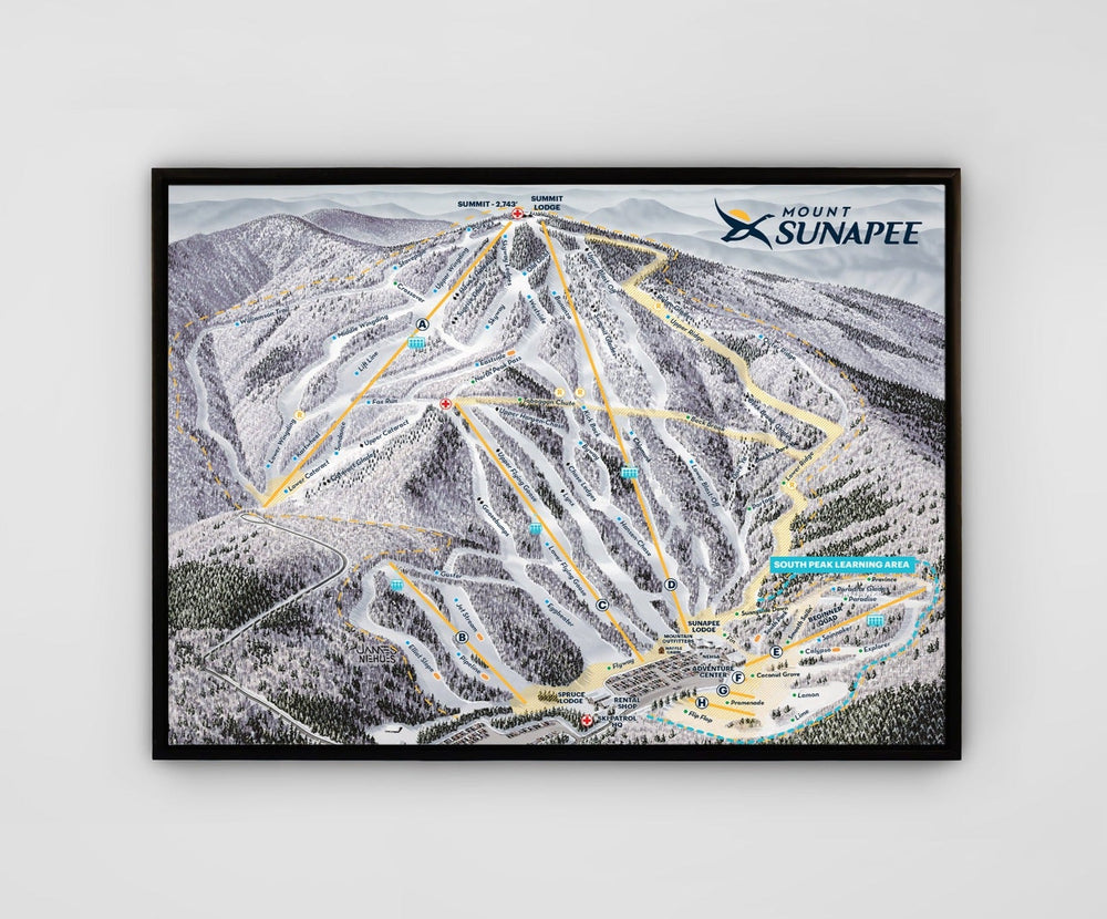 Mount Sunapee Resort Map