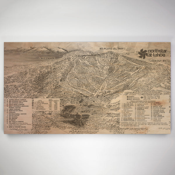 Northstar Resort Map 1975
