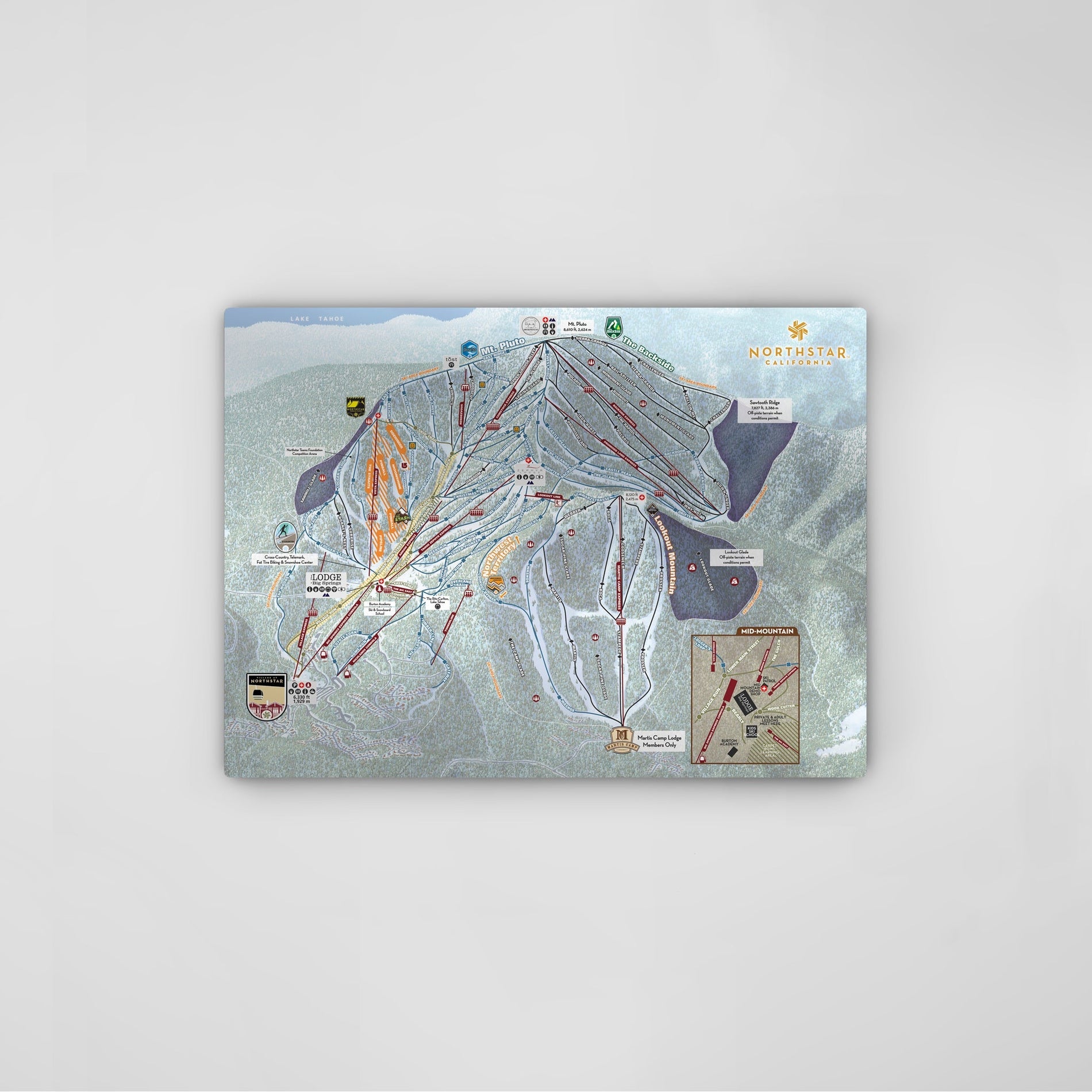 Northstar Resort Map
