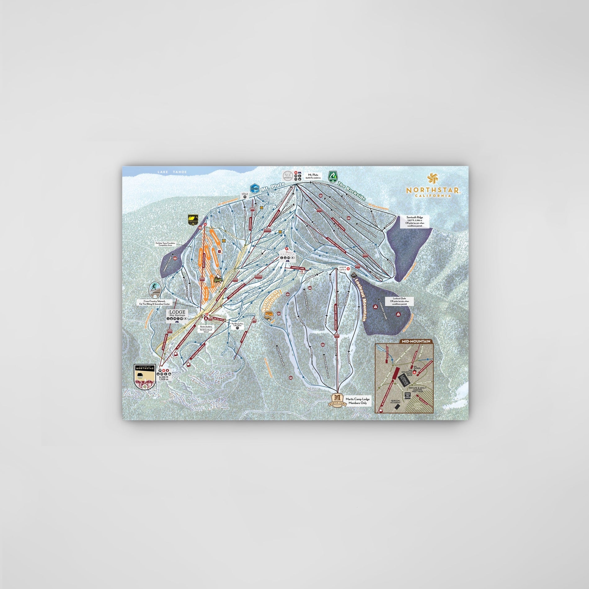 Northstar Resort Map