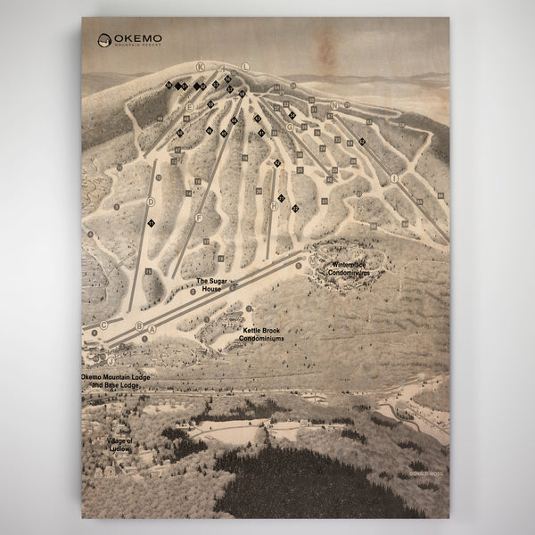 Okemo Resort Map 1989
