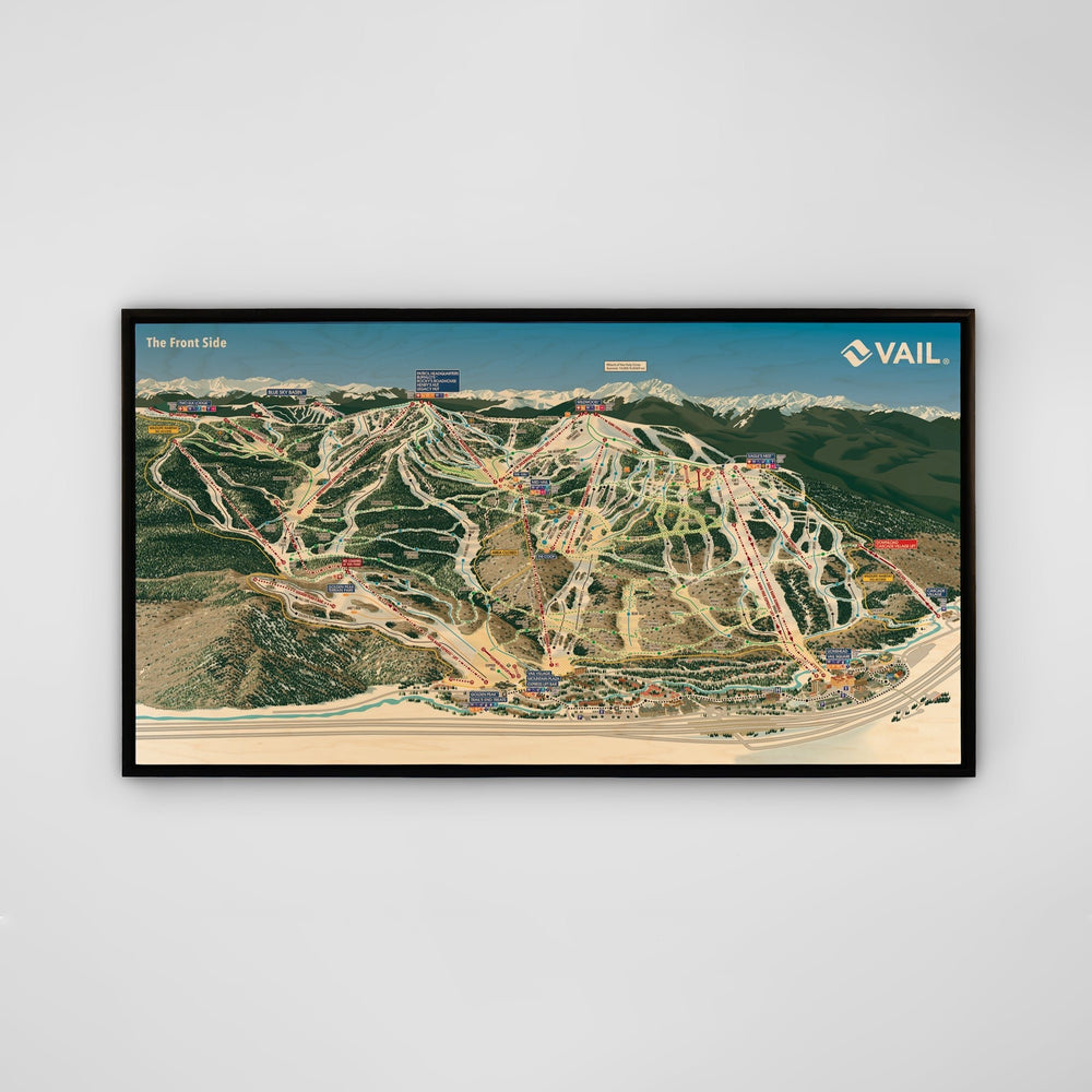 Vail Front Side Resort Map