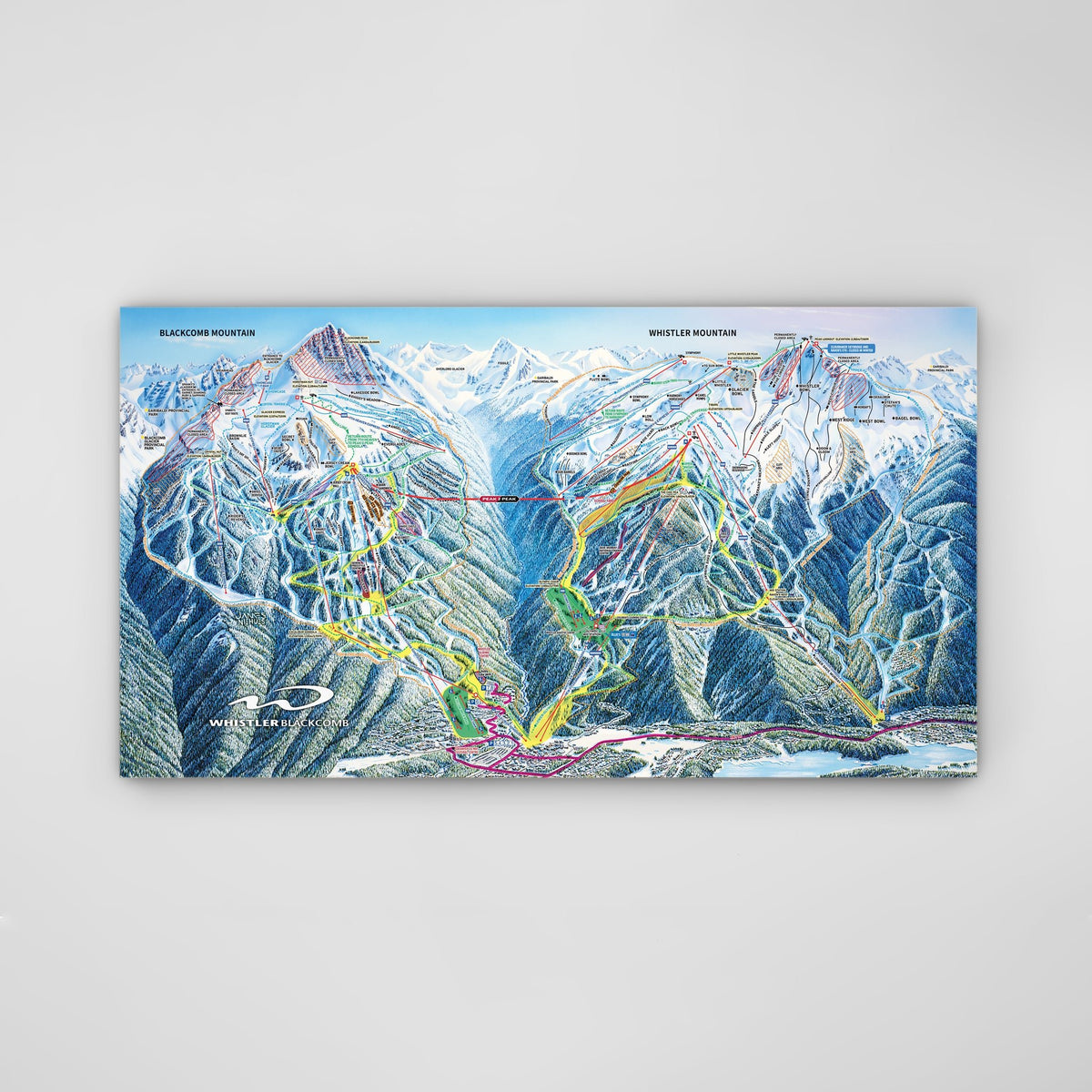 Whistler Blackcomb Resort Map